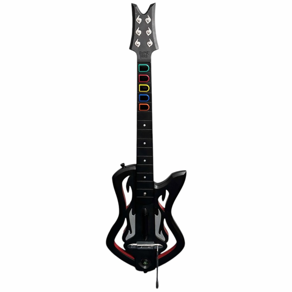 Pre-owned Microsoft Guitar Hero Warriors Of Rock Controller + 2 Games ...